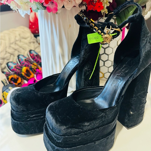 Versace | Shoes | Authentic Platform Hills From Versace | Poshmark